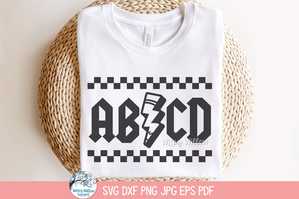 ABCD SVG | Retro School Teacher Design – Wispy Willow Designs