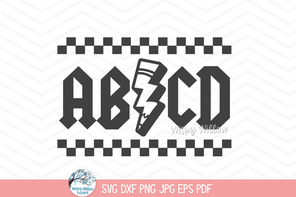 ABCD SVG | Retro School Teacher Design – Wispy Willow Designs