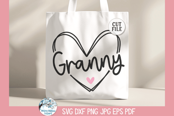 Granny Heart SVG – Wispy Willow Designs