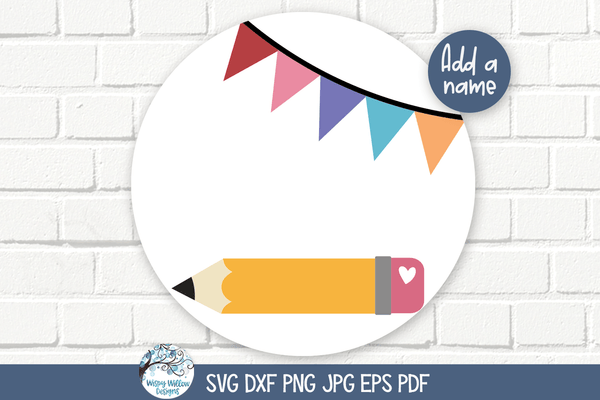 Teacher Sign SVG | Classroom Art Design – Wispy Willow Designs