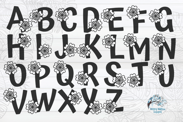 Aloha Alphabet SVG Bundle – Wispy Willow Designs