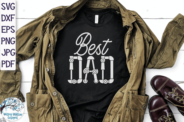 Best Dad SVG – Wispy Willow Designs