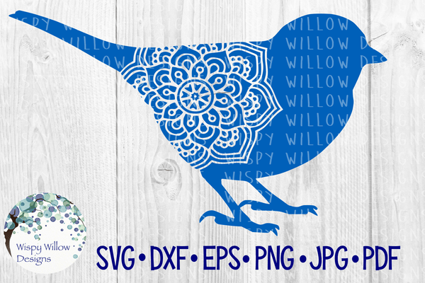 Bird Mandala SVG – Wispy Willow Designs