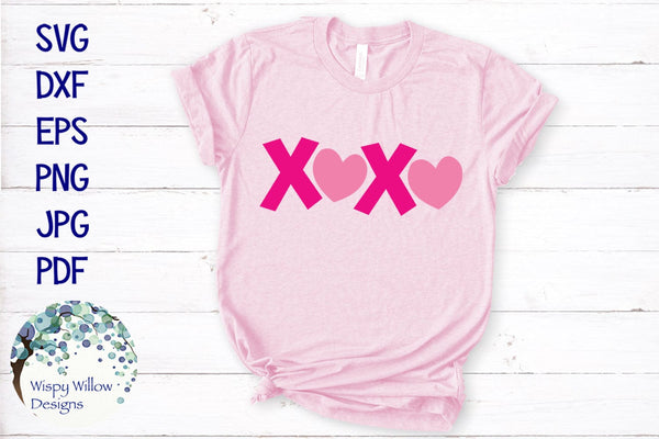 FREE XOXO SVG | Valentine's Day SVG – Wispy Willow Designs