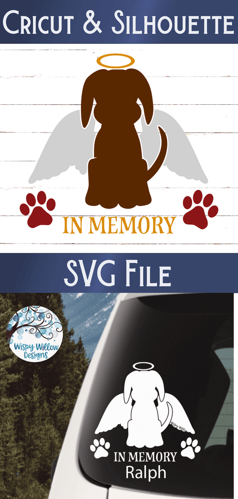 In Memory Dog SVG – Wispy Willow Designs