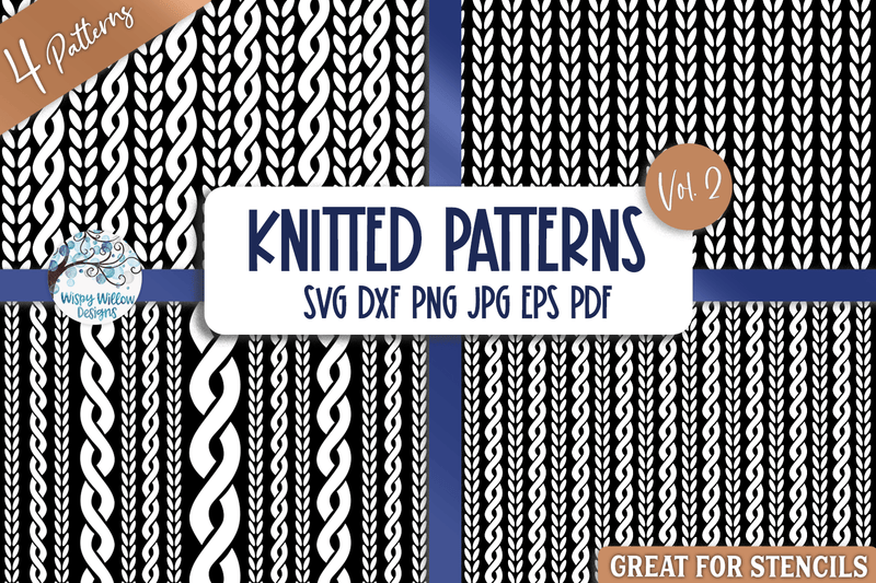 Cable Knit Pattern Vector