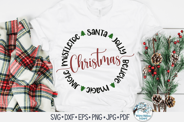 Round Winter SVG Bundle – Wispy Willow Designs